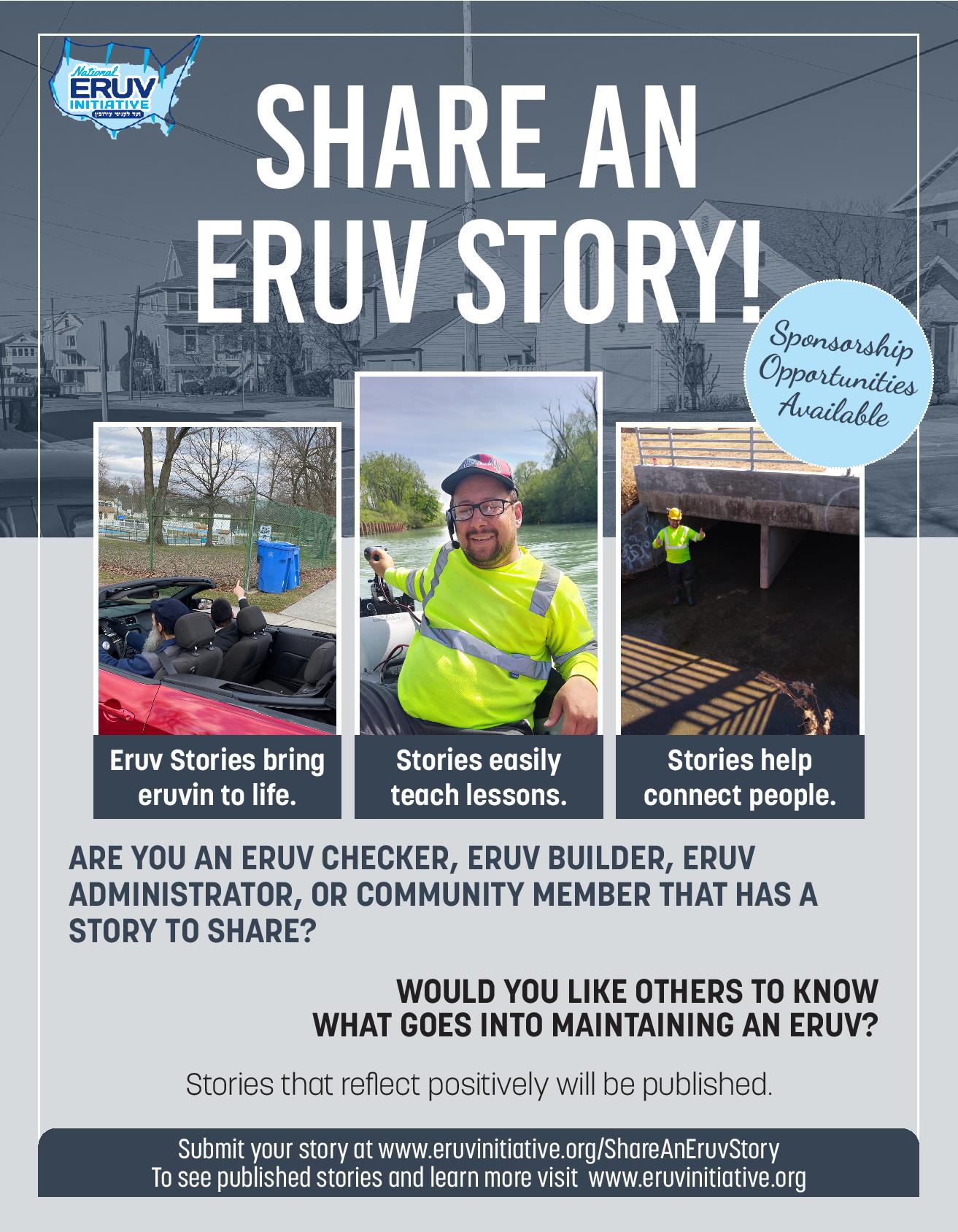 Share An Eruv Story – Eruv Initiative